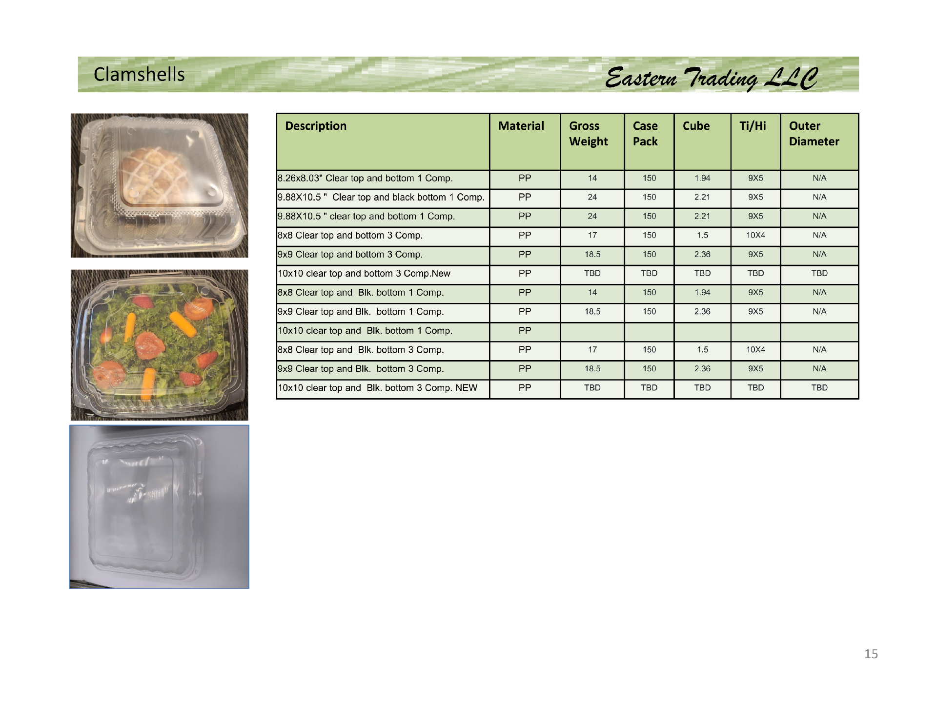 Cutlery – PLA, Wood, Fiber - Special Order-Eastern Trading LLC-